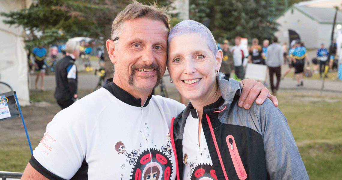 Survivor Kelly Liebe's Ride to Conquer Cancer - Alberta Cancer Foundation